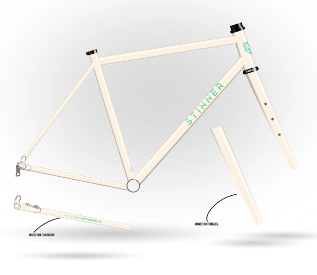 Stinner Refugio Steel Frameset – Saint Cloud